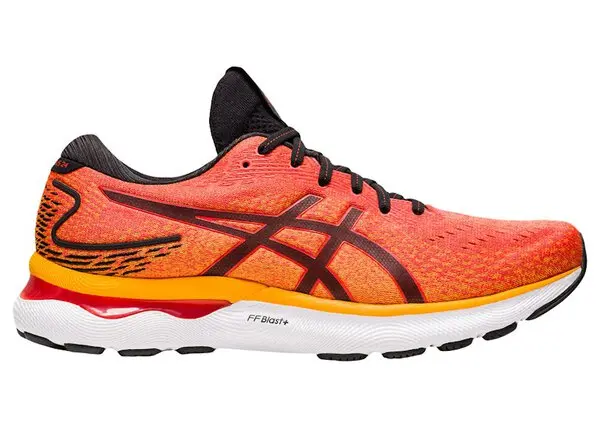 Asics Gel Nimbus 24 Sneakers - Cherry Tomato/black