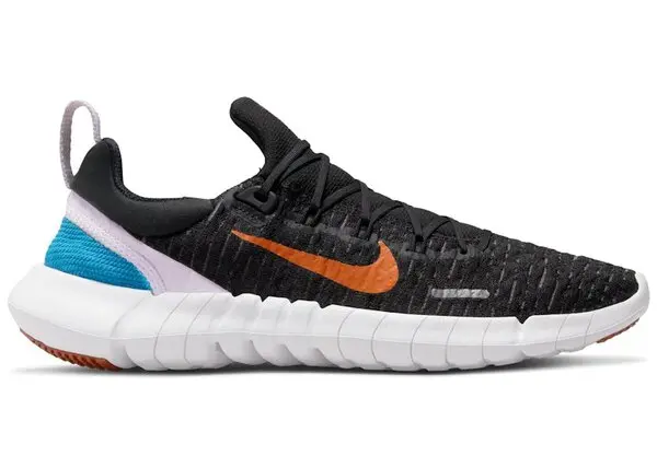 Nike Free Run 5.0 Next Nature Sneakers - Black/rush Orange/dark Smoke Grey