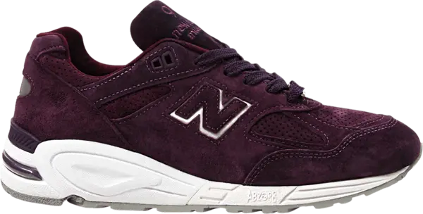 NEW BALANCE 990v2 Concepts Tyrianin - Tyrian Purple/white