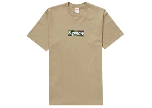 Supreme Box Logo Tee Shirt - Khaki