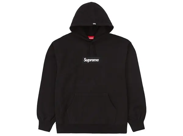 Supreme Box Logo Hooded Sweatshirt - Black