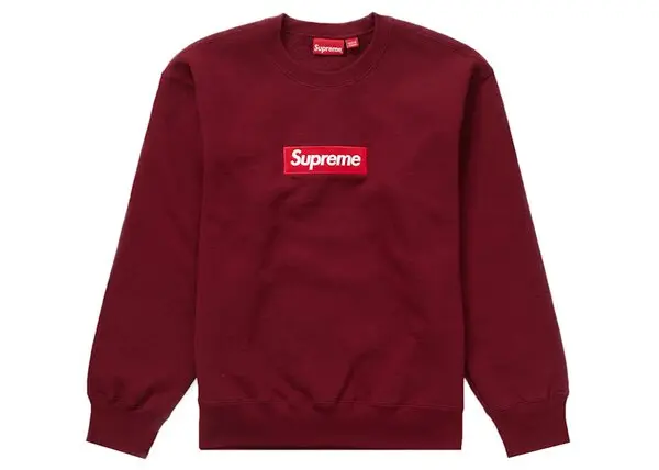 Supreme Box Logo Crewneck Sweatshirt Fw22 - Cardinal