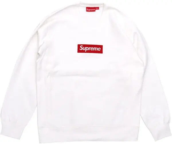 Supreme Box Logo Crewneck Sweatshirt - White