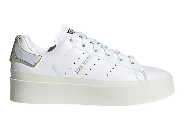 Adidas Stan Smith Bonega Sneakers - Cloud White/cloud White/gold Metallic