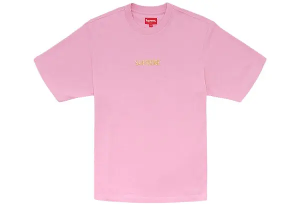 Supreme Bullion Logo Short Sleeve Top - Pink | Editorialist
