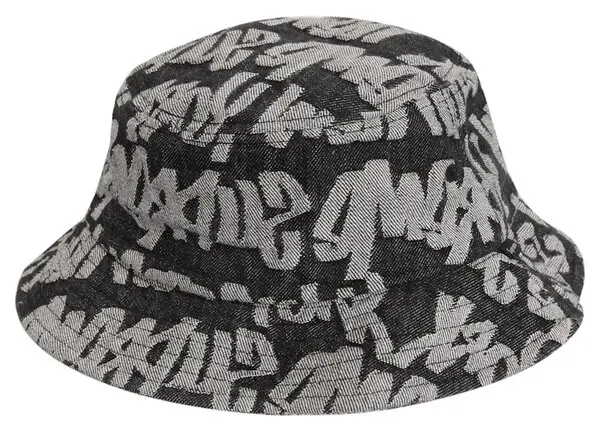 Supreme Fat Tip Jacquard Denim Crusher Hat - Black