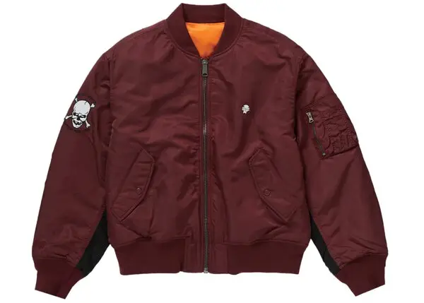 Supreme Bounty Hunter Ma1 Jacket - Burgundy