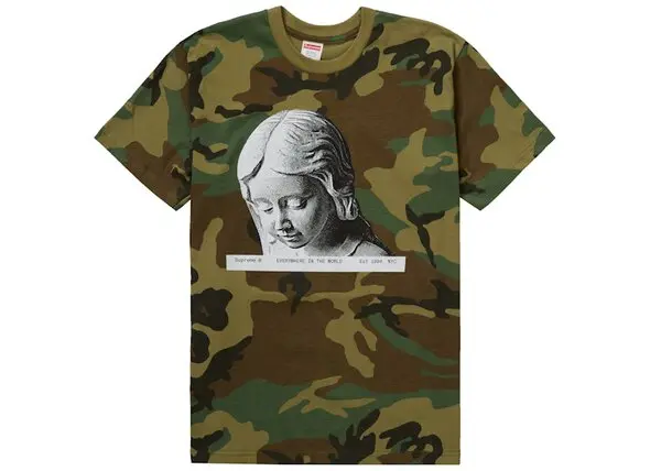 Supreme Everywhere Tee Shirt - Woodland Camo