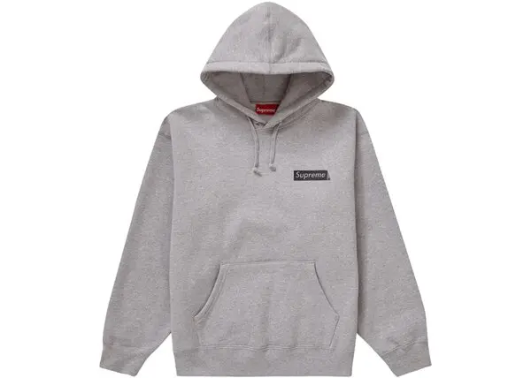 Supreme Fiend Hooded Sweatshirt - Heather Grey