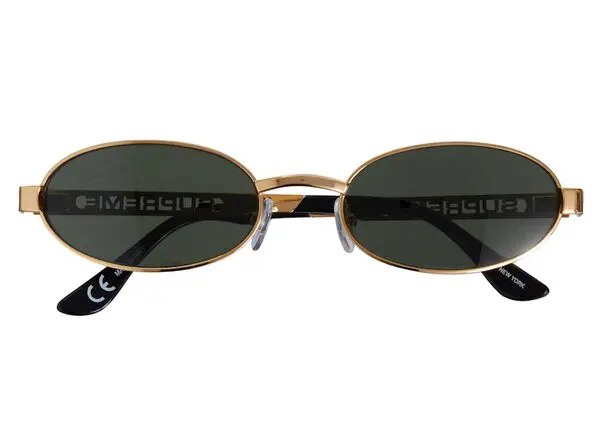 Supreme Oval Sunglasses - Gold