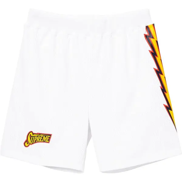 Supreme Bolt Basketball Short - White