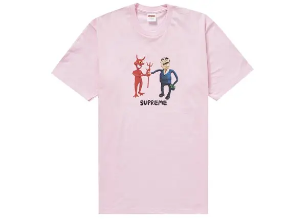 Supreme Business Tee Shirt - Light Pink