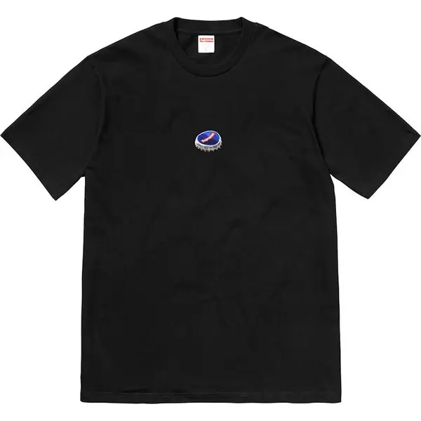 Supreme Bottle Cap Tee Shirt - Black