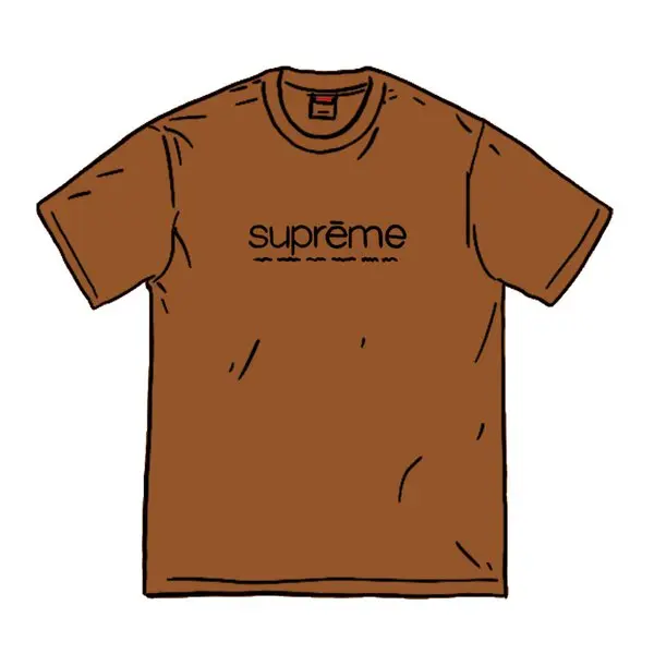 Supreme Five Boroughs Tee Shirt - Brown
