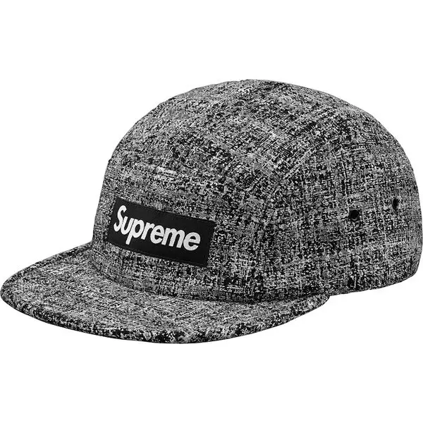 Supreme Boucle Camp Cap - Black