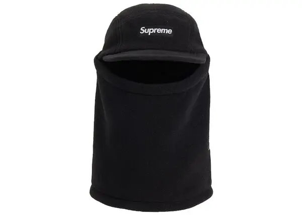 Supreme Facemask Polartec Camp Cap - Black