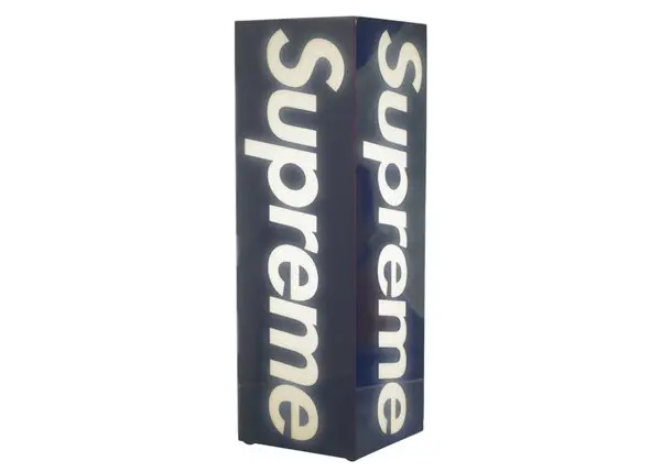 Supreme Box Logo Lamp - Blue