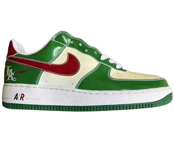 Nike Force 1 Low Mr. Cartoon Sneakers - White/classic Green/varsity Red