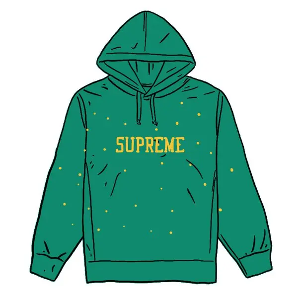 Supreme Eyelet Hooded Sweatshirt