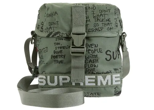 Supreme Field Side Bag - Olive Gonz