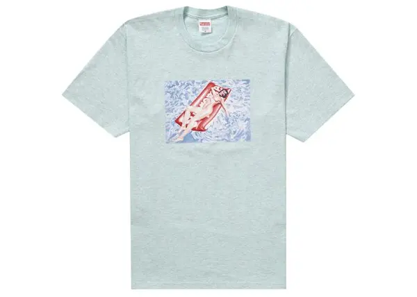 Supreme Float Tee Shirt - Heather Blue