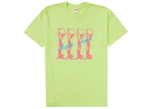 Supreme Butthole Surfers Tee Shirt - Neon Green