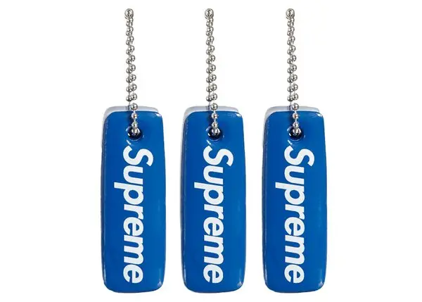 Supreme Floating Keychain - Faded Blue