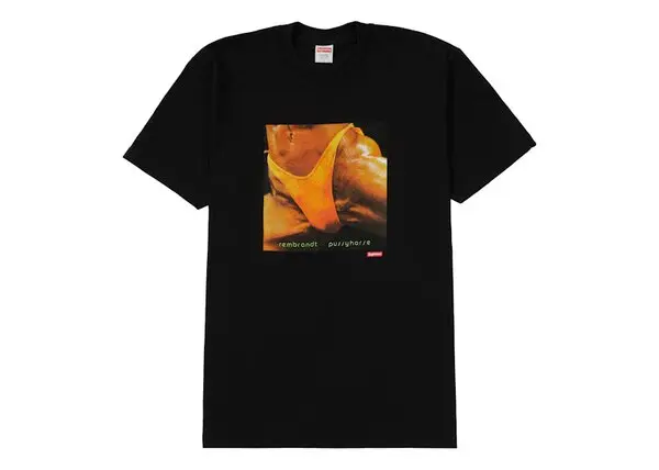 Supreme Butthole Surfers Rembrandt Pussyhorse Tee Shirt - Black