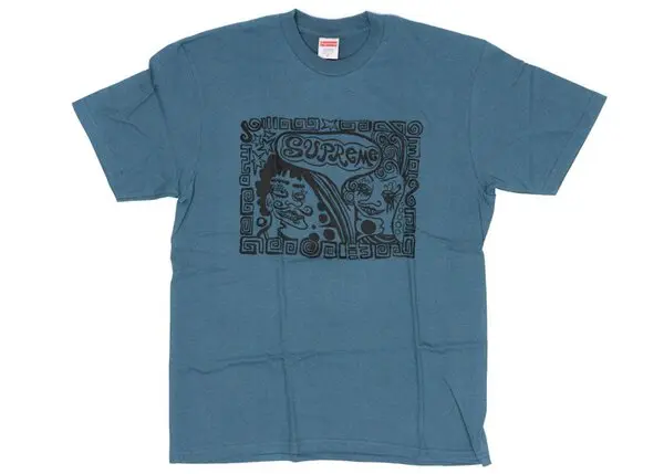 Supreme Faces Tee Shirt - Slate