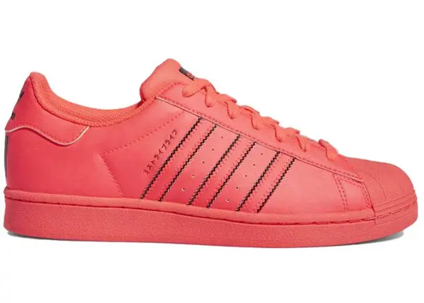 Adidas Superstar Low Top Sneakers - Turbo/core Black
