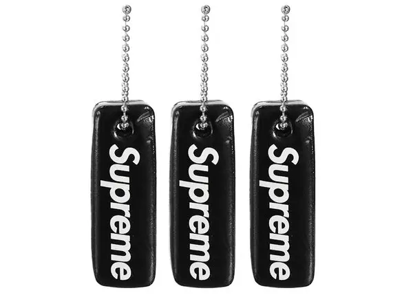 Supreme Floating Keychain - Black