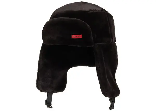 Supreme Faux Fur Ushanka Hat - Black | Editorialist