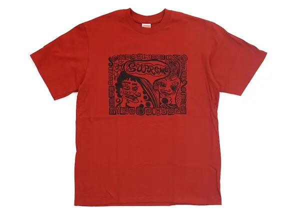 Supreme Faces Tee Shirt - Red