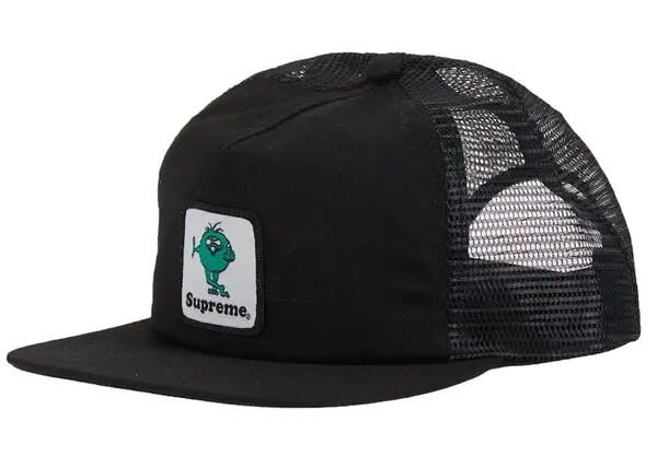 Supreme Camacho Mesh Back 5-panel Cap - Black
