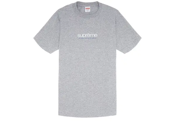 Supreme Five Boroughs Tee Shirt - Heather Grey