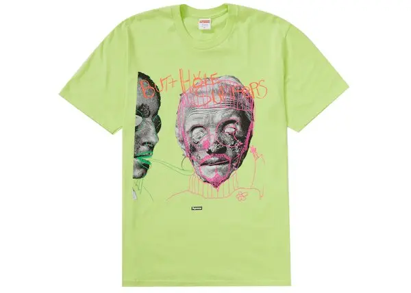 Supreme Butthole Surfers Psychic Tee Shirt - Neon Green