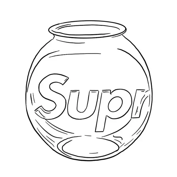 Supreme Fish Bowl - Clear