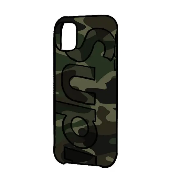 Supreme Camo Iphone Case - Woodland Camo