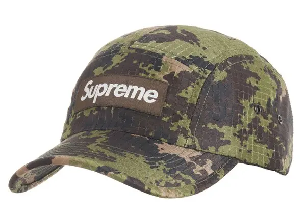 Supreme Camo Ripstop Camp Cap - Woodland Camo