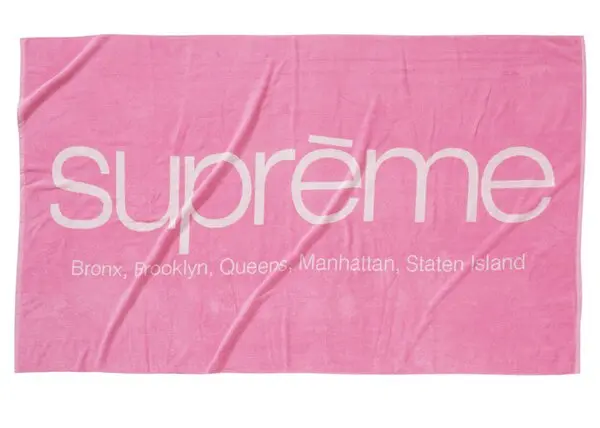 Supreme Five Boroughs Towel - Pink