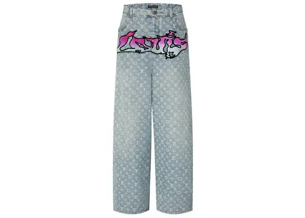 LOUIS VUITTON Baggy Denim Pants