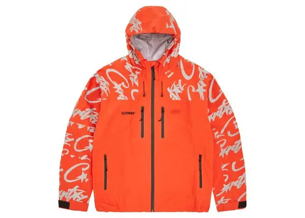 CORTEIZ Waterproof Shell Jacket - Orange