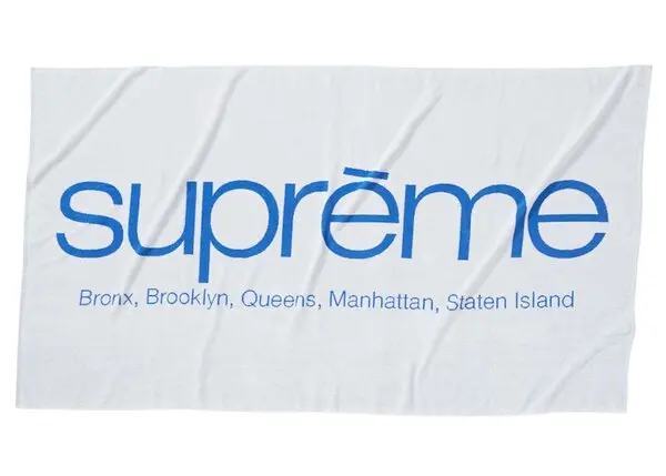 Supreme Five Boroughs Towel - White