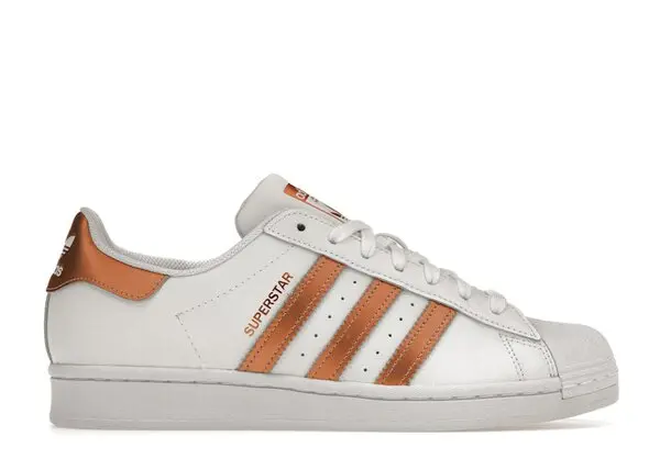 Adidas Superstar Sneakers - Cloud White/copper Metallic/core Black