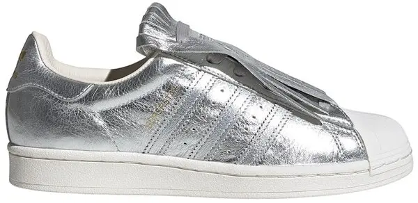 Adidas Superstar Fringe Sneakers - Silver Metallic/chalk White