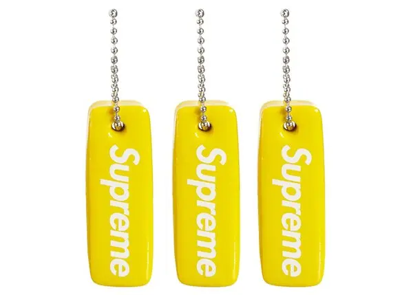 Supreme Floating Keychain - Yellow