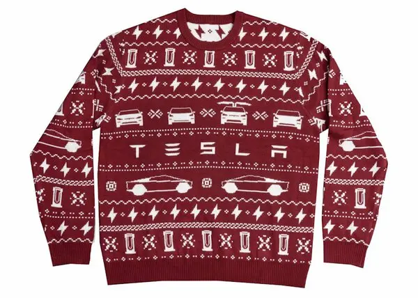 TESLA Model Xmas Sweater