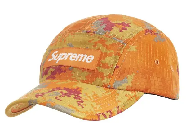 Supreme Camo Ripstop Camp Cap - Orange Camo