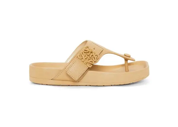 Loewe Ease Toe Post Goatskin Sandals