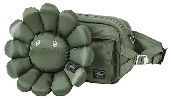 TAKASHI MURAKAMI X Porter Waist Bag - Sage Green